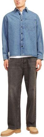 Jack & Jones Denim-Hemd Langarm Klassische Passform
