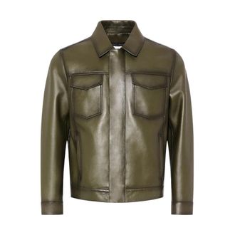Yves Salomon Veste 67cm - - Jackets - Herren - Gr&uuml;n - 2XL