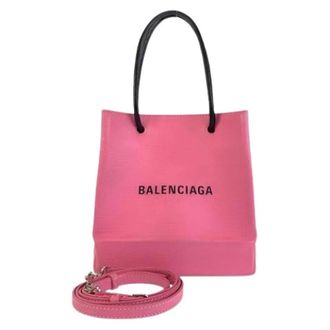 Balenciaga Pre-owned Leder Shopping Tote XXS - - Pre-owned - Damen - Rosa - ONE SIZE