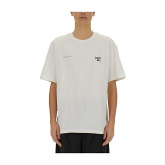 Ih Nom Uh Nit T-shirt imprim&eacute; Jesus Love All - Homme - Tops - Blanc - Taille: L