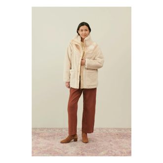 Louise Misha Manteau Rose Laine - Collection Femme Louise Misha