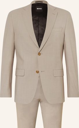 HUGO BOSS Anzug Huge Slim Fit braun