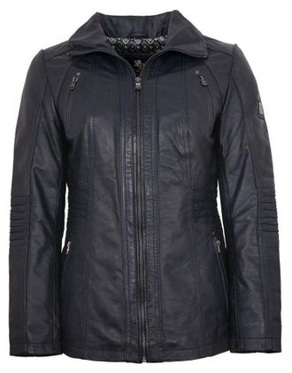Otto Kern Lederjacke Navara OTTO KERN - Damen Lederjacke Lammnappa navy