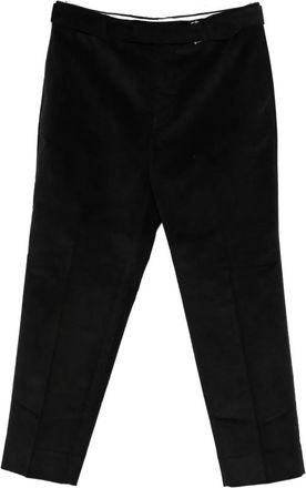 Officine Générale pantalon fuselé Hoche en velours côtelé - Noir