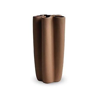 Cooee Design Tulipa Vase 30cm Hazelnut, Keramik, Tulpenvase, Haselnussfarbe