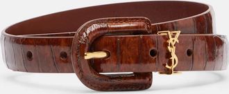 Saint Laurent G&uuml;rtel Cassandre aus Leder