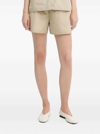 Samsøe & Samsøe short à taille élastiquée - Tons neutres