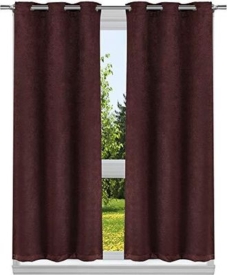 Duck River Textile Quincy Solid, Wein, 54x96 (1 Pieces)