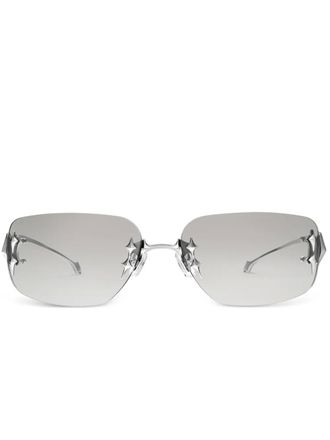 Gentle Monster lunettes de soleil &agrave; monture carr&eacute;e - Argent