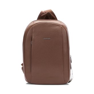 Mandarina Duck Damen Mellow Leather Backpack, Milk Chocolate