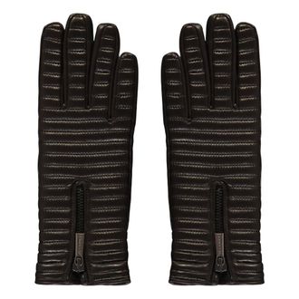 Moorer Gant matelass&eacute; Quilted Glove - Femme - Accessoires - Brun - Taille: 7 IN