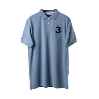 Hackett Heritage Number Polo - - Tops - Herren - Blau - M