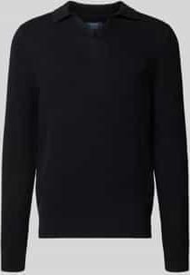 Mc Neal Strickpullover mit gerippten Abschlüssen