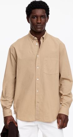 Arket Legeres Popeline-Hemd -Beige