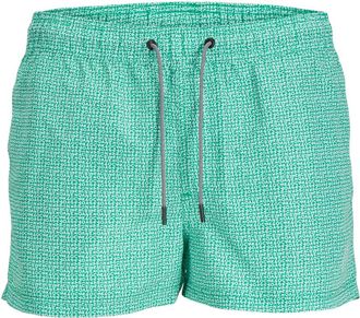 Jack & Jones Herren JPSTBORA Bora JJSWIM Branded LY Badeshorts 12253267,Green Bee,S