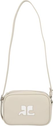 Courr&egrave;ges Womens Reedition Naplack Bag Beige Main Material: Calf Leather Shoulder