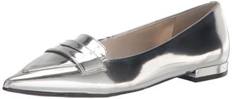 Nine West Damen Lallin Ballerinas, Silber 040, 41 EU
