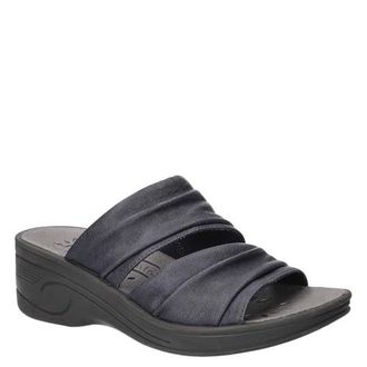 Easy Street Sandales compens&eacute;es Seeker pour femme, bleu marine, 38 EU