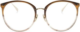 Linda Farrow Femme, Accessoires, Brun, Taille: 58 MM Optical Frame