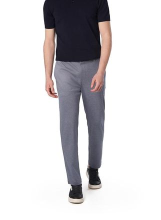 Strellson Herren Hose blau meliert Slim Fit