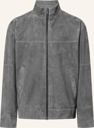 Strellson Lederjacke Austin grau