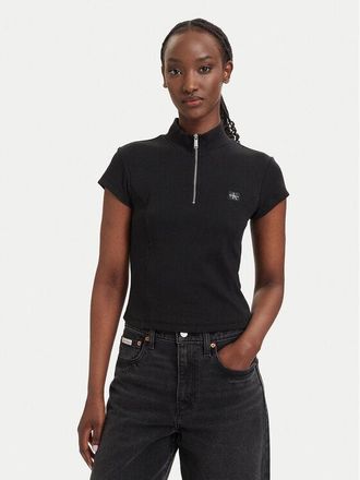 Calvin Klein Jeans T-Shirt LV047G240G Schwarz Slim Fit