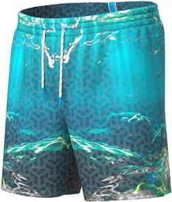 Arena Short de Plage Boxer Water Prints pour Hommes
