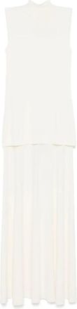Jil Sander Femme, Robes, Beige, Taille: 40 FR Sleeveless Dress HN 105