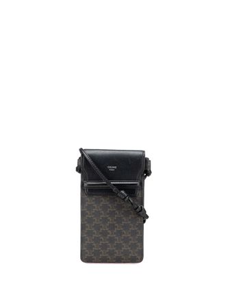 Celine étui pour smartphone à bride (2021) - Marron