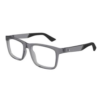 Montblanc Rechteckige optische Fassung - - Accessories - Herren - Grau - 55 MM