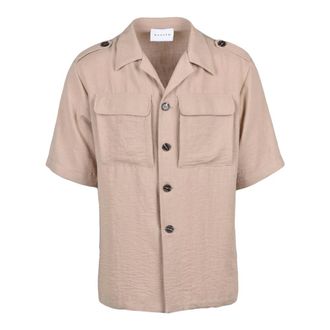 Mars&eacute;m Marsem, Homme, Chemises, Beige, Taille: M T-shirt &agrave; manches courtes