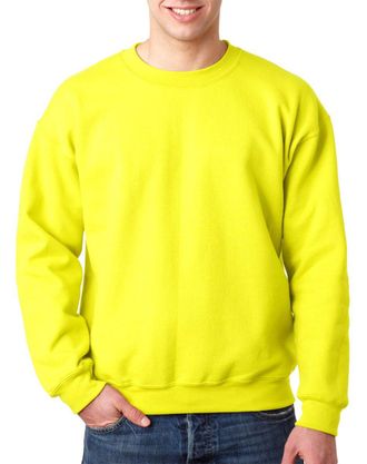 Gildan Herren Sweatshirt, Safety Green, XXL