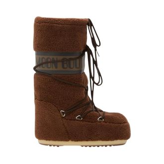 Moon Boot Icon Fleece Boot - - Shoes - Damen - Braun - 35 EU