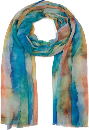 styleBREAKER Schal Schal Aquarell Farbverlauf