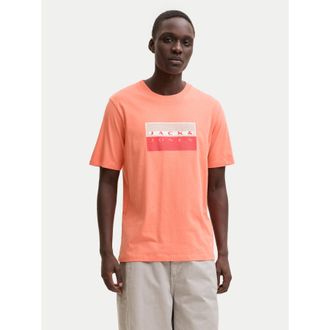 Jack & Jones Jack & Jones T-Shirt Fusion Dots 12289863 Rosa Regular Fit