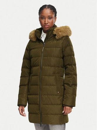 Tommy Hilfiger Winterjacke Heritage Tyra WW0WW51563 Dunkelgr&uuml;n Slim Fit
