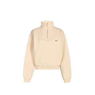 Jacquemus Sweatshirt col montant en coton