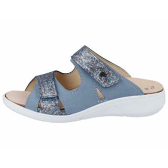 Finn Comfort Femme, Chaussures, Bleu, Taille: 38 EU Sandales Confortables pour Femmes
