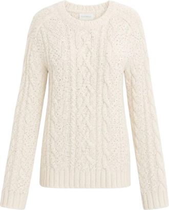 P.A.R.O.S.H. P.a.r.o.s.h. - Pull col rond Ladybril - Femme - Pulls - Beige - Taille: 36 FR