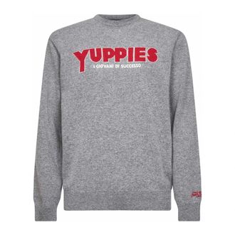 MC2 Saint Barth Yuppies 15m Emb Sweater - - Knitwear - Herren - Grau - M