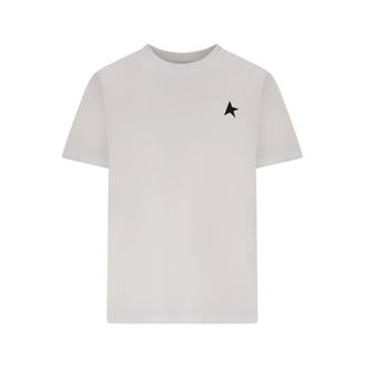 Golden Goose Femme, Tops, Blanc, Taille: 38 FR T-shirt Star Collection