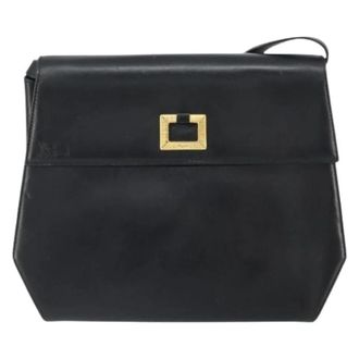 Ferragamo Pre-owned Leder Schultertasche - - Pre-owned - Damen - Schwarzk - ONE SIZE
