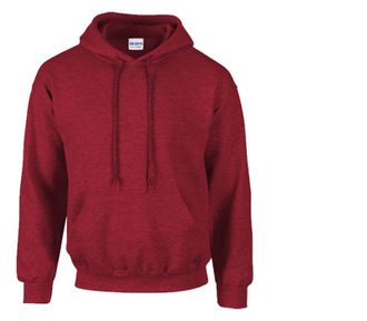 Gildan Sweatshirt mit Kapuze Heavy Blend XL, 1x Antique Cherry Red & 1 HLKauf Block