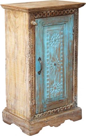 Guru Shop Vintage Beistellschrank, Kommode, Nachttischschrank, Flurschrank - Modell 97, 77x45x30 cm