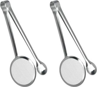 Metaltex 204104010 Frittierzange 3 in 1 aus pflegeleichtem INOX/Greifzange/Edelstahlzange (Packung mit 2)