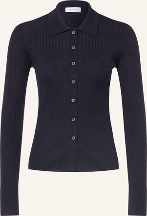 Darling Harbour Darling Harbour Strickjacke Aus Merinowolle blau