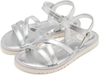 Gioseppo Jungen Mädchen Tolland Flache Sandale, Silber, 26 EU