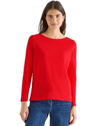 Cecil T-Shirt Basique &agrave; Manches Longues Pumkin Orange XL