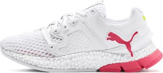 Puma Puma Damen Hybrid Sky WNS Laufschuhe, Weiß White-Pink Alert-Yellow Alert 02