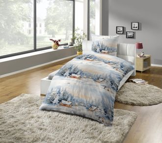 Mesana Bettw&auml;sche Feinbiber 80x80 + 135x200 cm